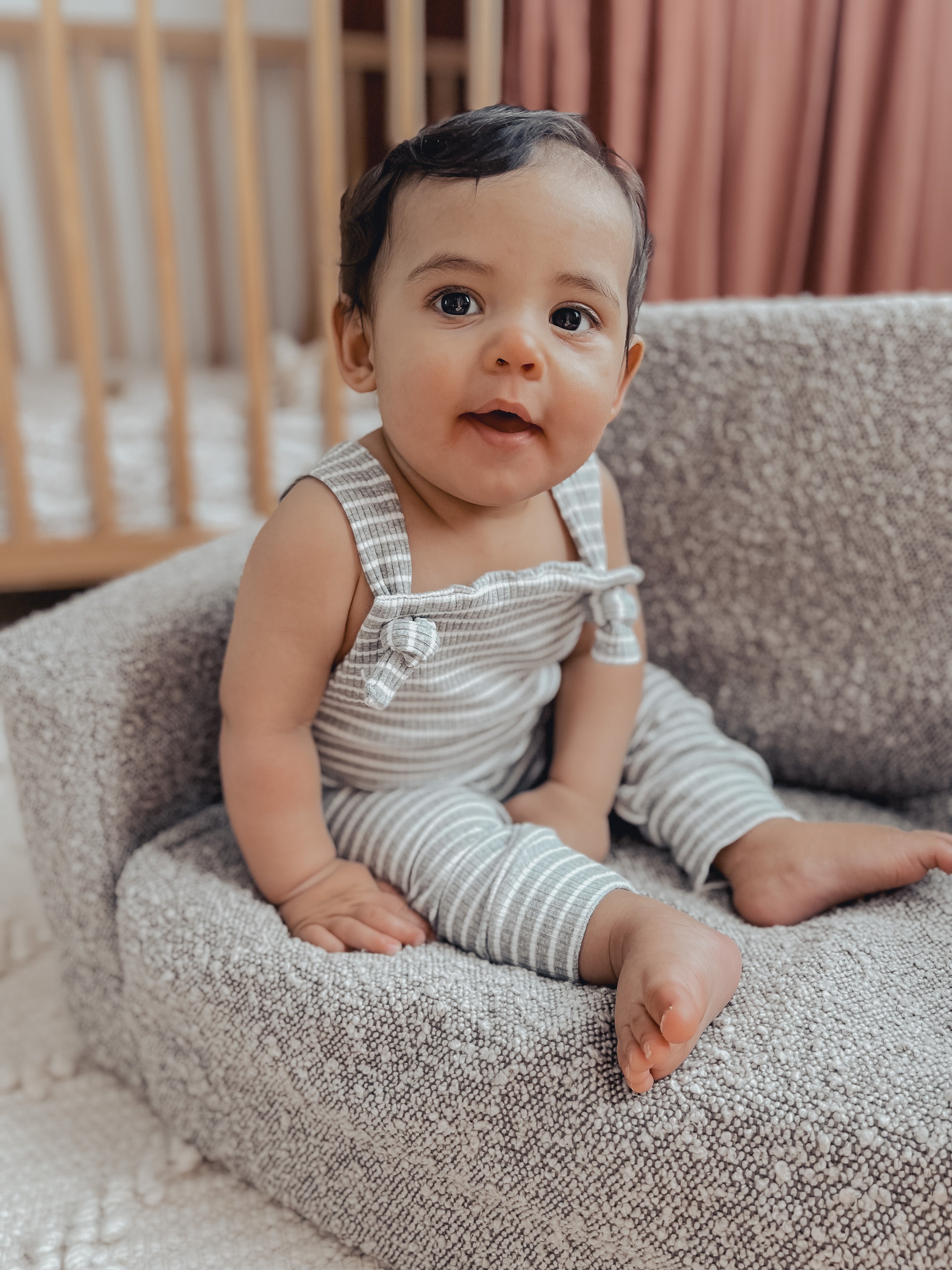 Unisex Baby Overall - Smoke – Little Cheeks